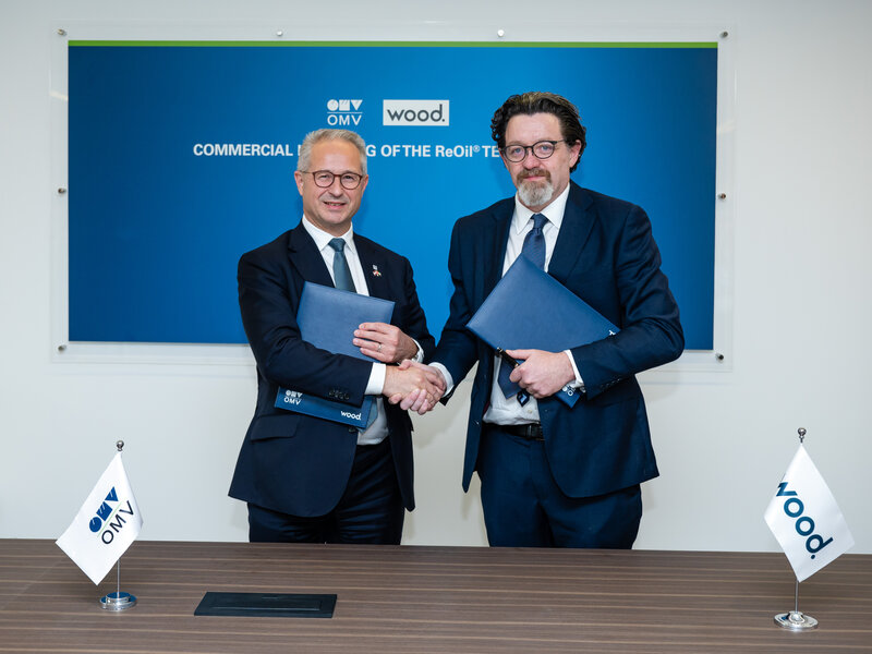 OMV and Wood sign MoU for commercial licensing of ReOil® technology